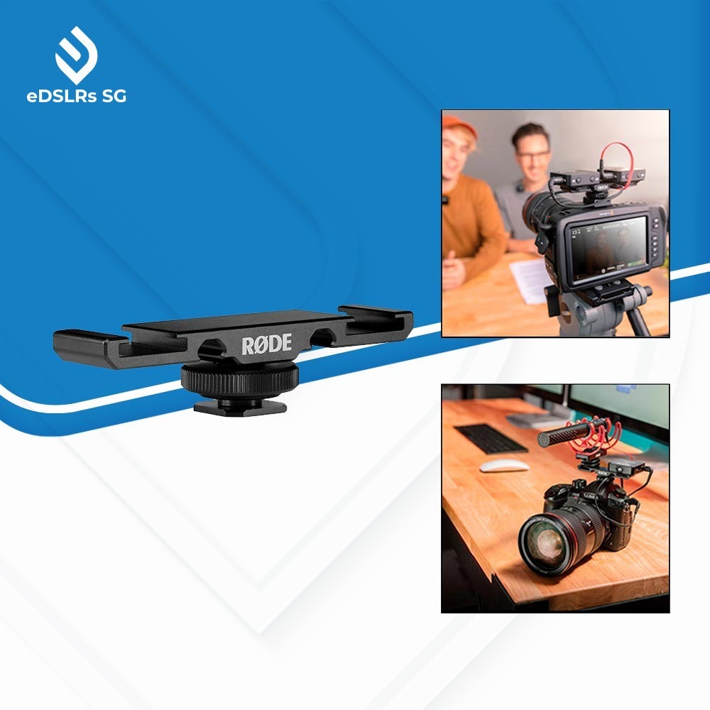 Rode DCS-1 Dual Cold Shoe Mount, Audio, Microphones on Carousell