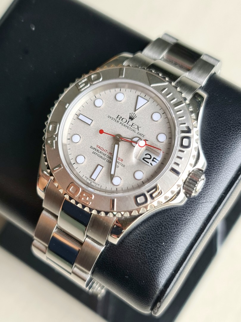 Rolex Yachtmaster Platinum 40mm Complete NEWLY SERVICED RSC WITH ...