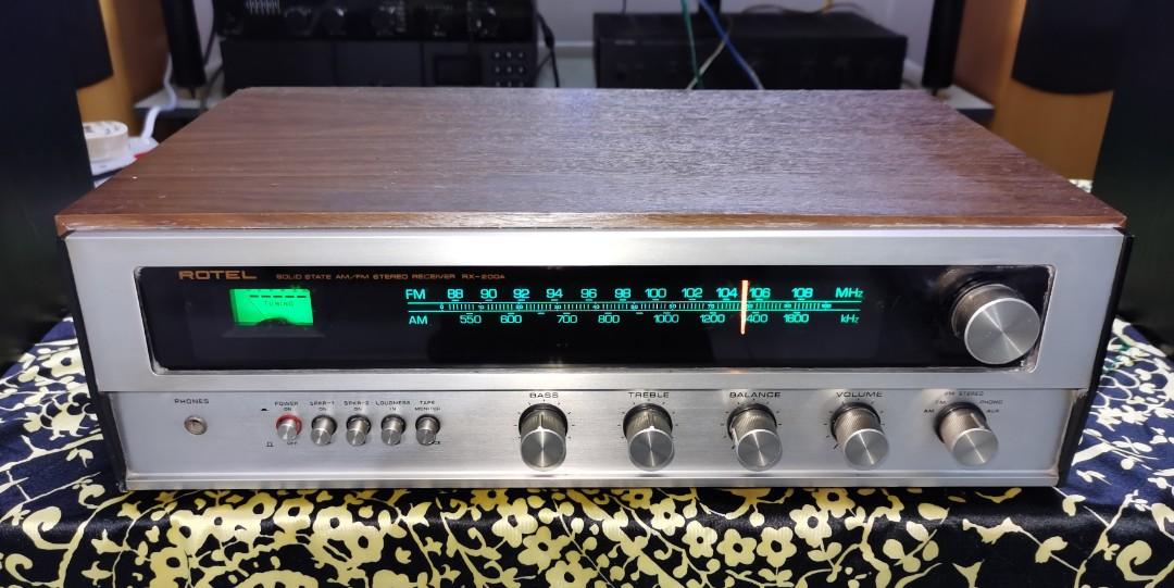 Rotel RX-200A Solid State AM/FM Stereo Receiver, Audio, Soundbars ...