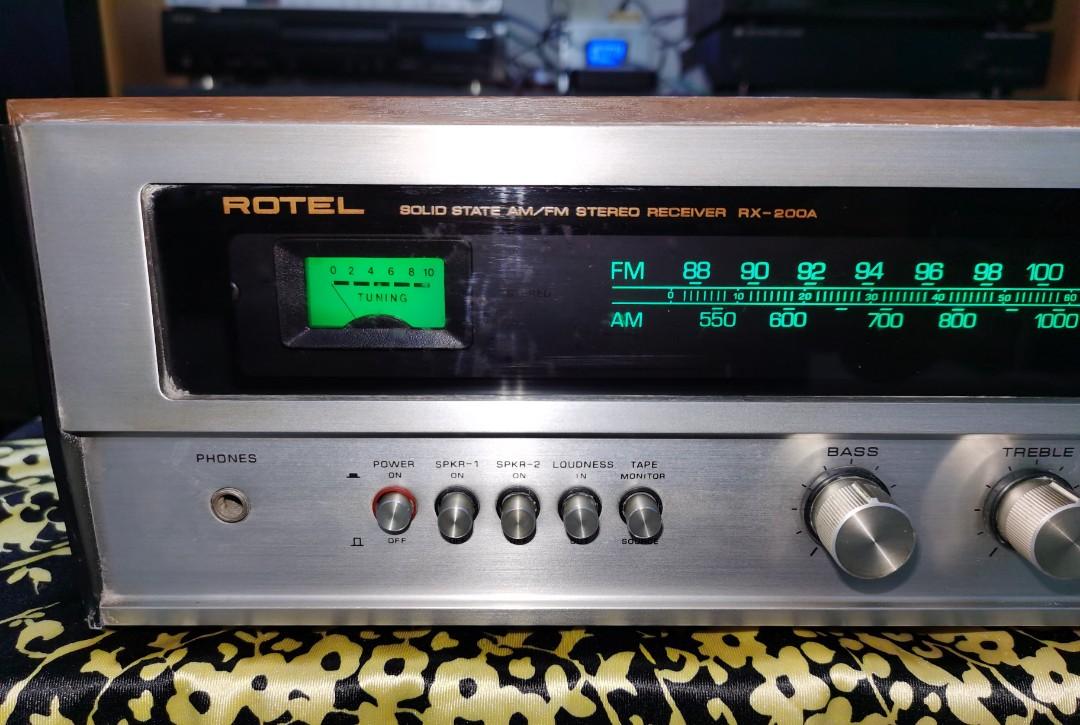 Rotel RX-200A Solid State AM/FM Stereo Receiver, Audio, Soundbars ...