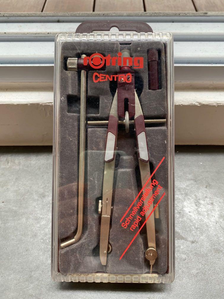 Rotring Centro Giant Bow Rapid Adjustment Compass With Extension Bar Hobbies And Toys Stationery