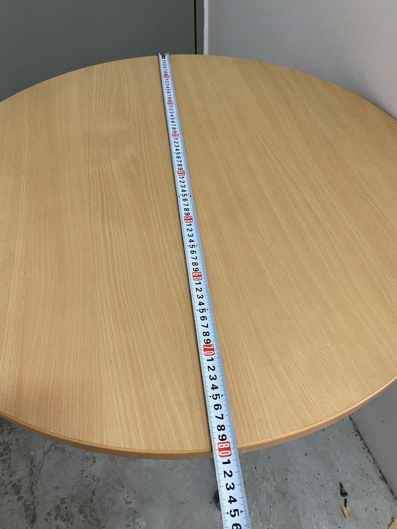 Round Table 80cm, Furniture & Home Living, Furniture, Tables & Sets on ...