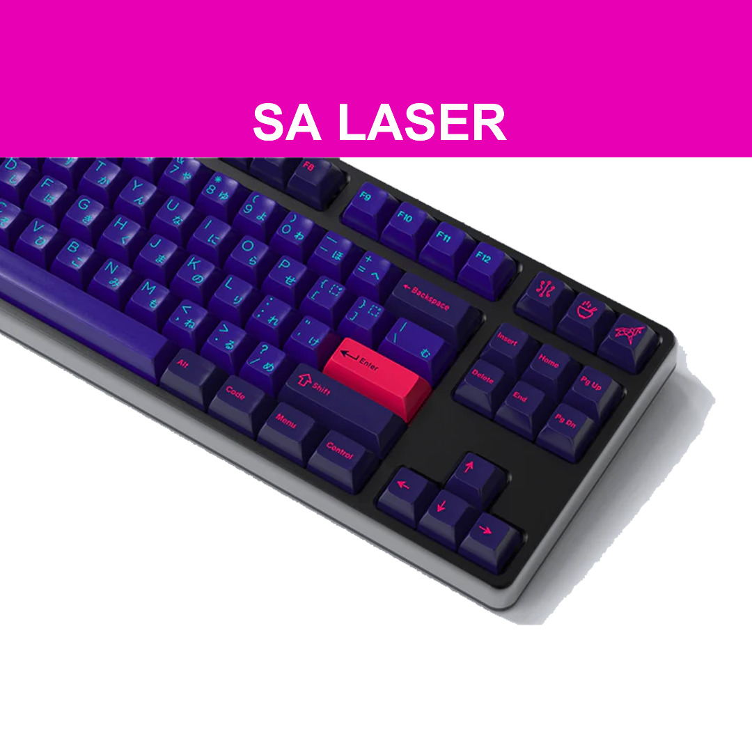 SA Laser Keycap Set (Brand New, Alphas, Arrows, Micons, Mitowaves ...