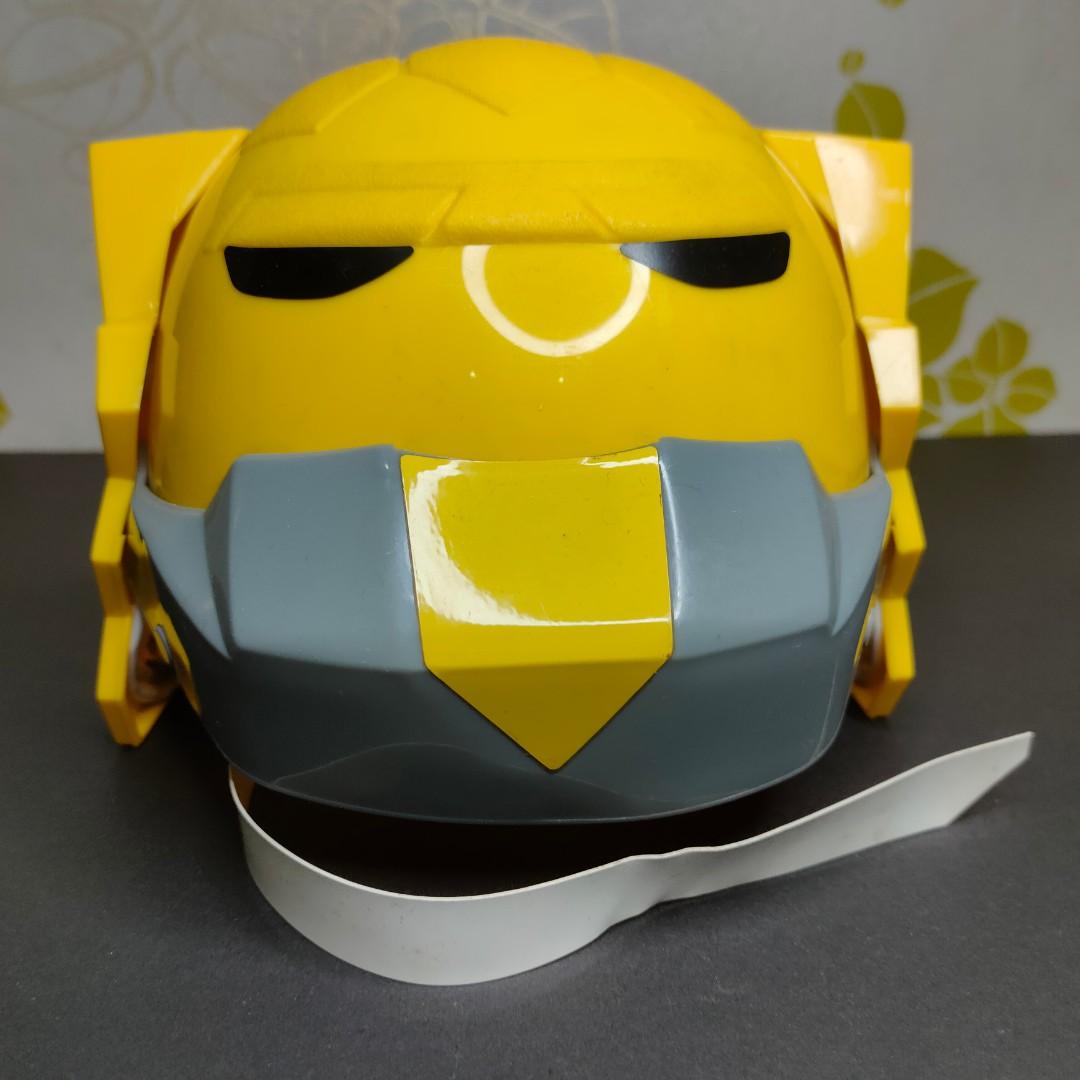 Sentai liveman yellow lion kid helmet, Hobbies & Toys, Toys & Games on ...