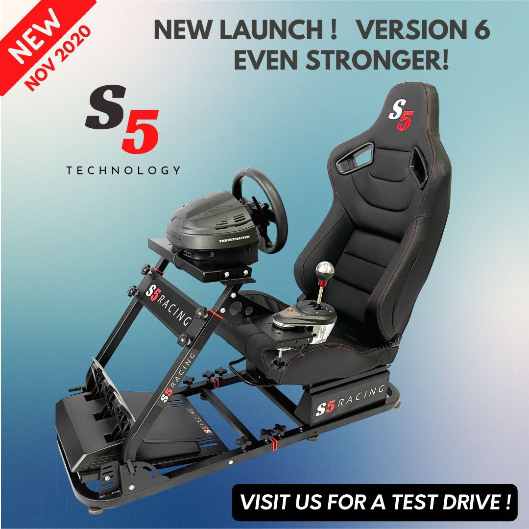 Sim racing rig, Video Gaming, Gaming Accessories, Controllers on Carousell