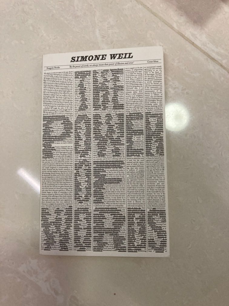 Simone Weil The Power of Words, Hobbies & Toys, Books & Magazines ...