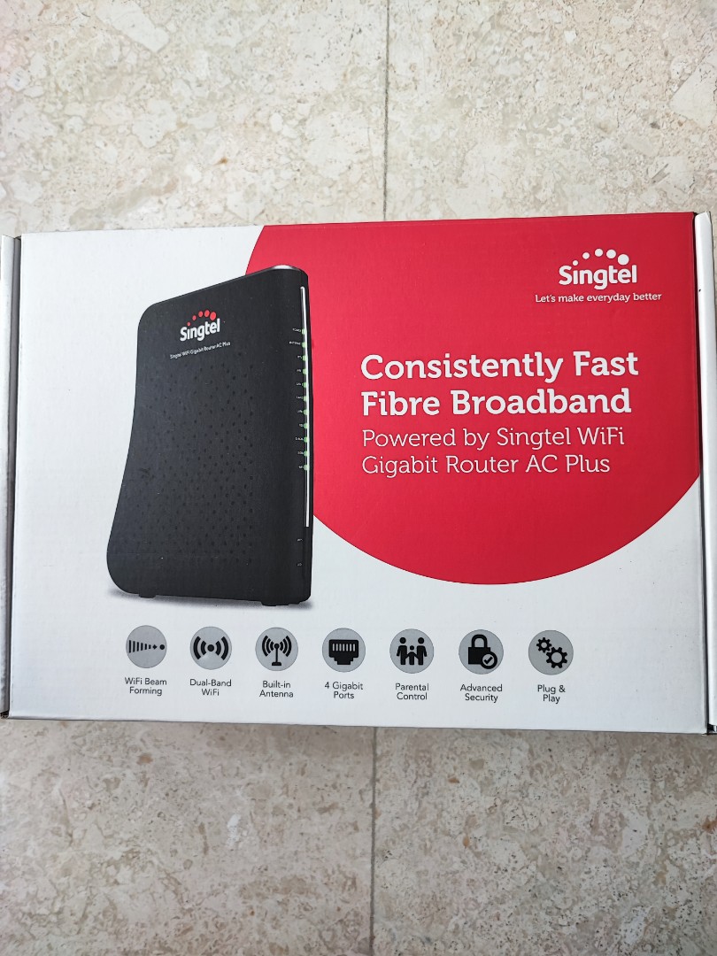 Singtel AC Plus Router, Computers & Tech, Parts & Accessories ...