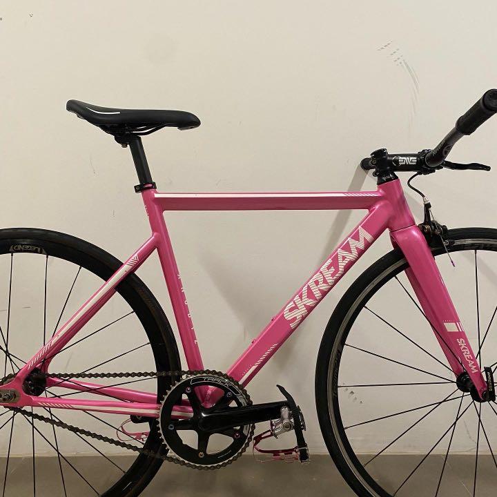 Skream Anodiz full bike fixie fixed gear track bike, Sports Equipment ...