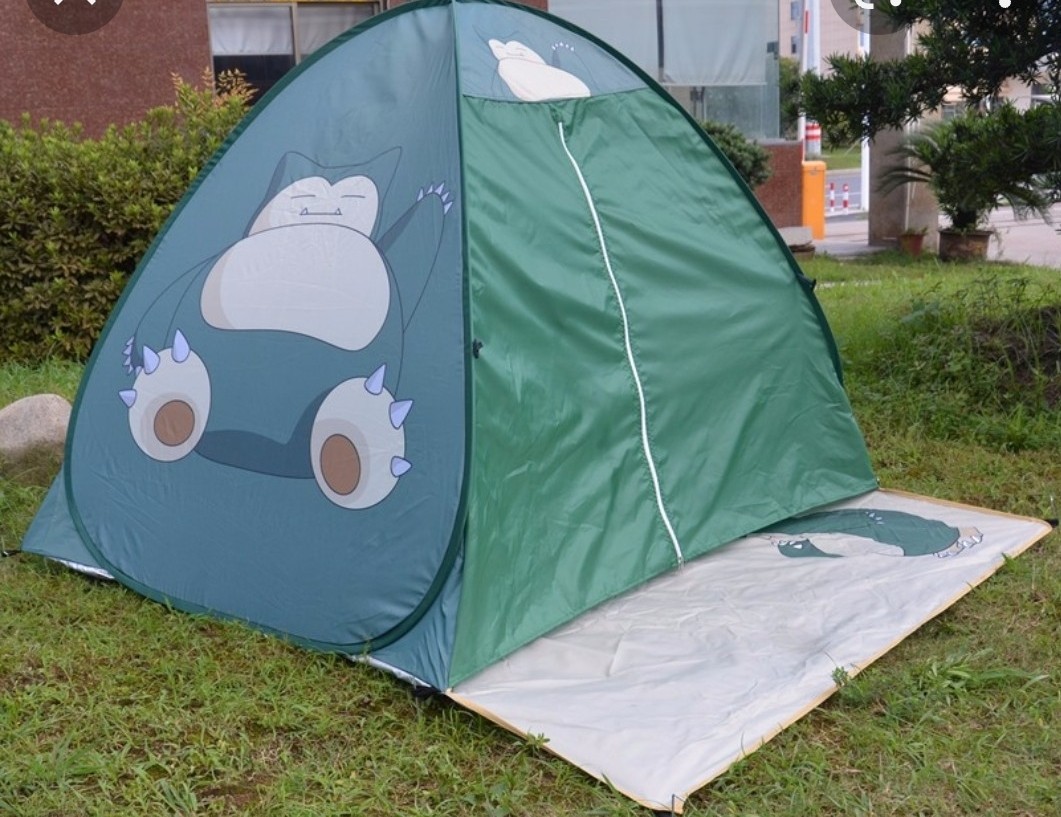 Tent pokemon Snorlax, Sports Equipment, Hiking & Camping on Carousell