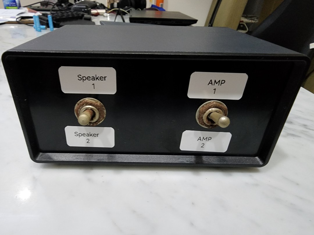 Speaker switch for 2 AMPs and 2 Speakers, Audio, Soundbars, Speakers ...