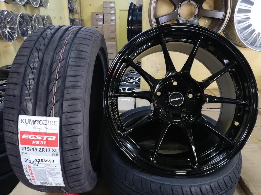 sport rim 17 inch TC105N made in thailand siap tayar baru, Auto ...