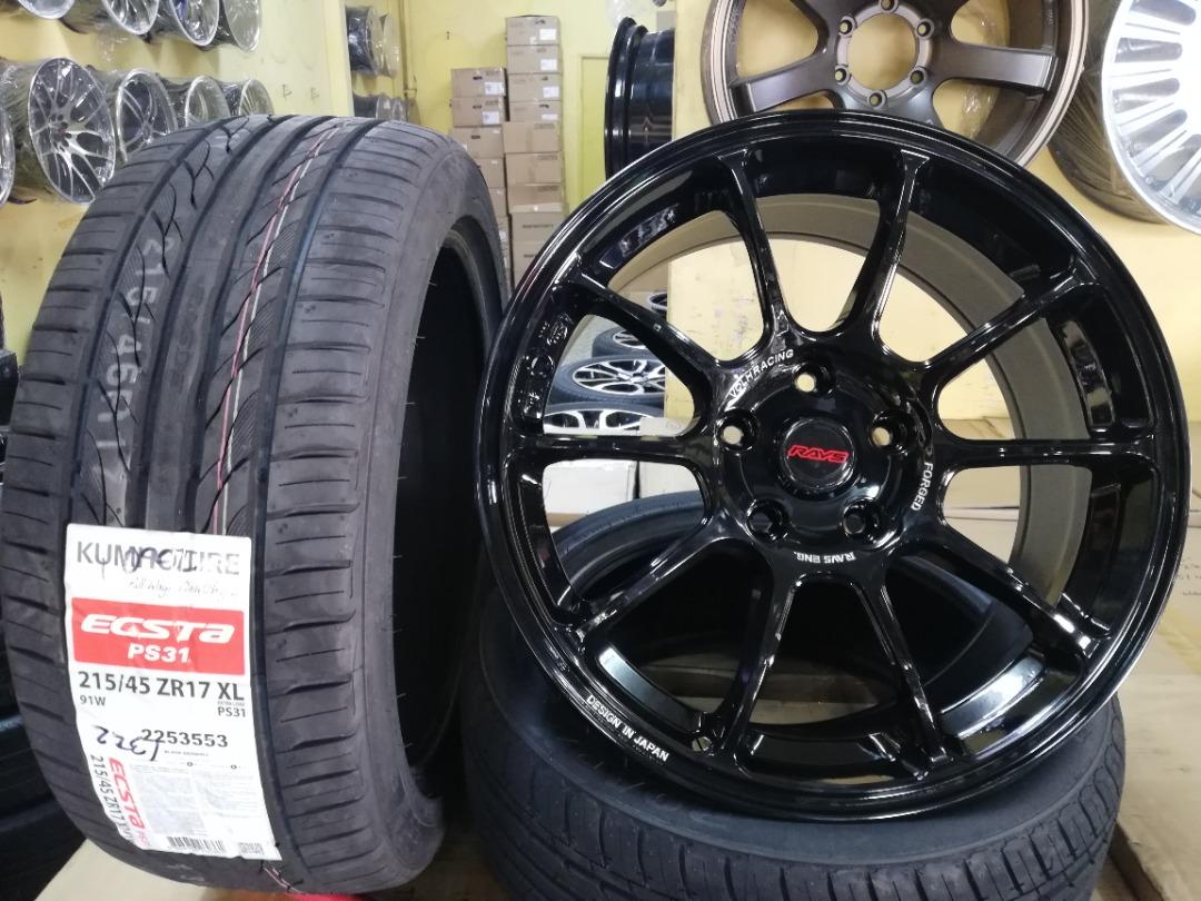sport rim ZE40 thailand 17 inch siap tayar baru, Auto Accessories on ...