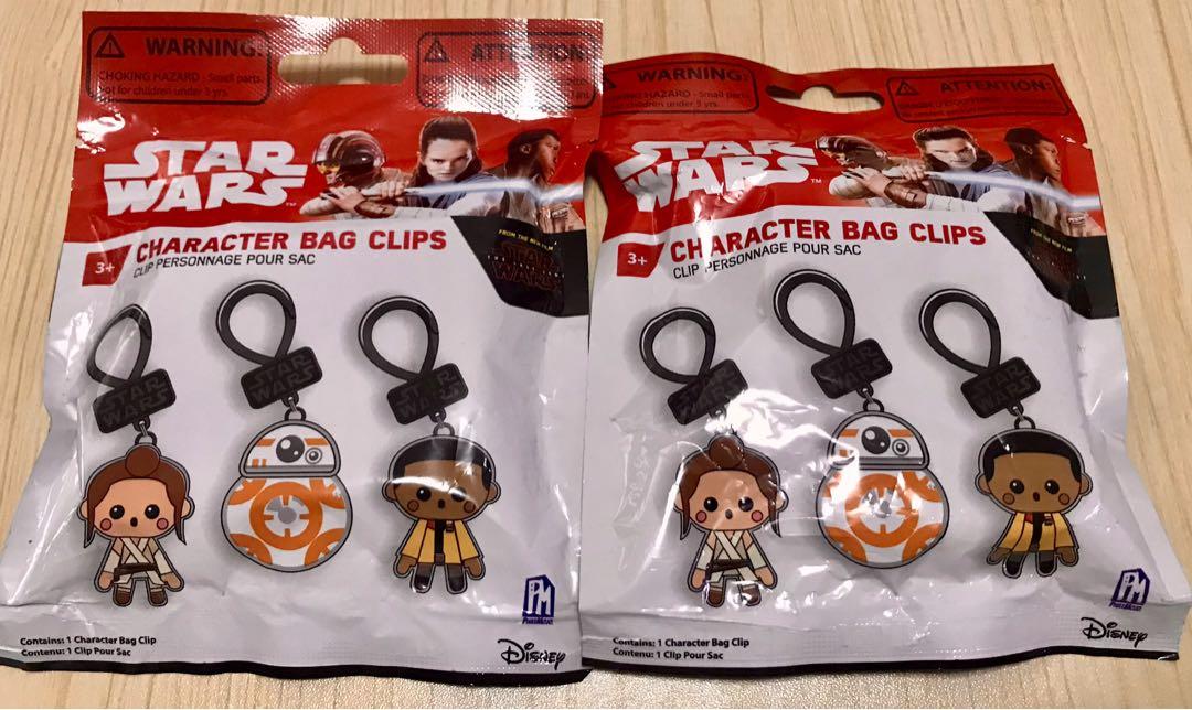 STAR WARS Character Bag clips (sealed), Hobbies & Toys, Memorabilia ...