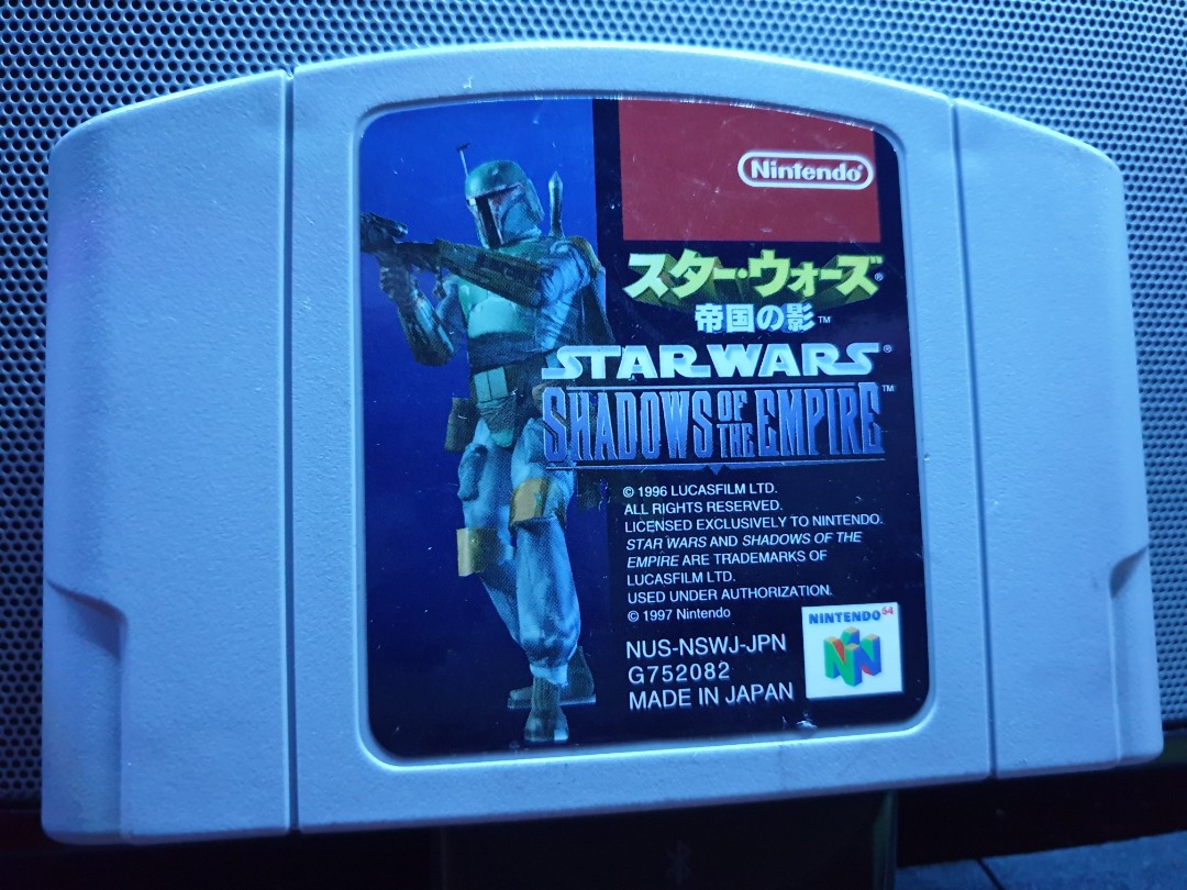 Star Wars Shadow of the Empire Nintendo 64 N64 Japan region, Video ...