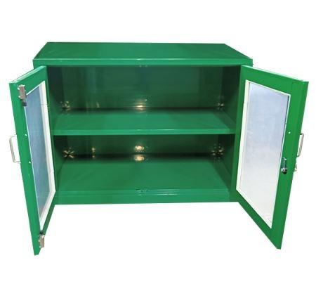 STEEL CABINET 2 LAYER 2 DOOR, Furniture & Home Living, Furniture ...
