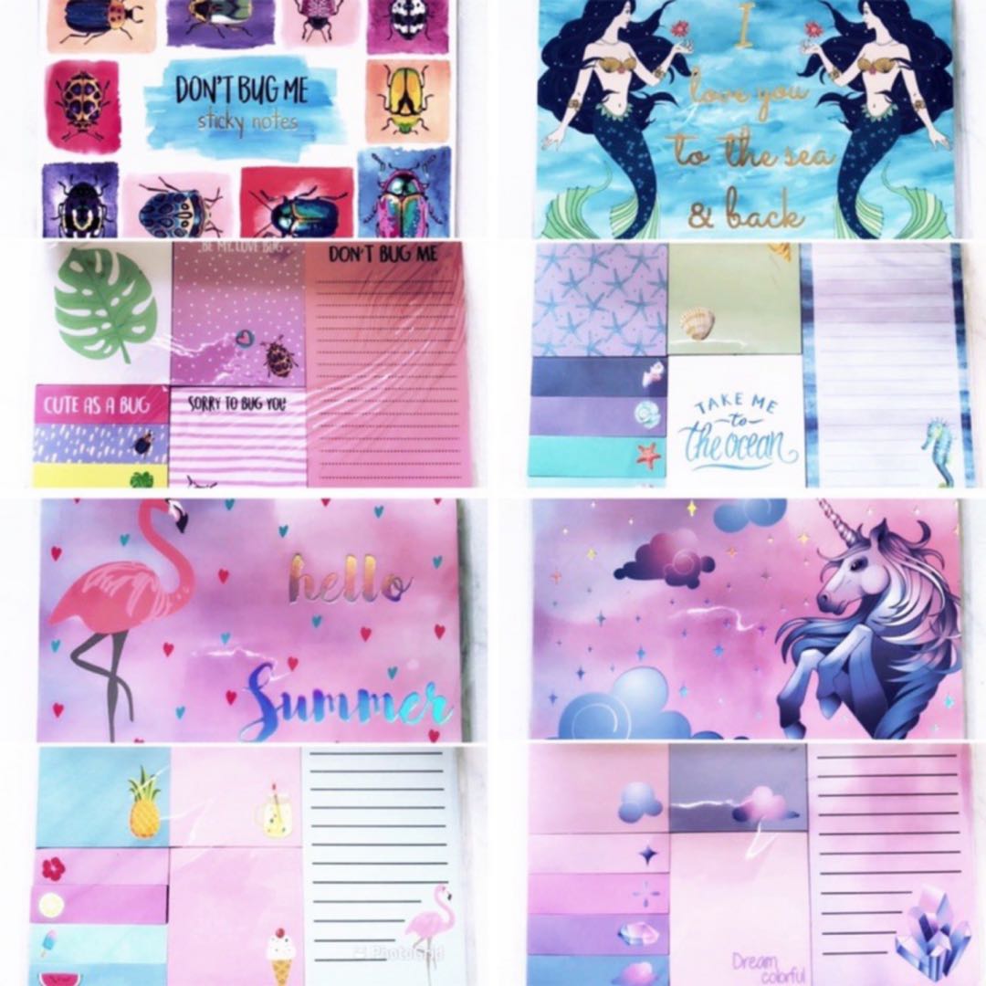 Sticky Note Pad Booklet, Hobbies & Toys, Stationery & Craft, Other ...