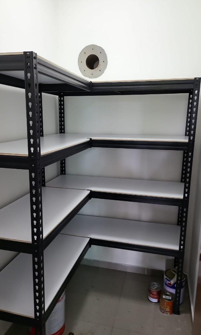 Storage rack , store room rack , boltless rack, Furniture & Home Living ...