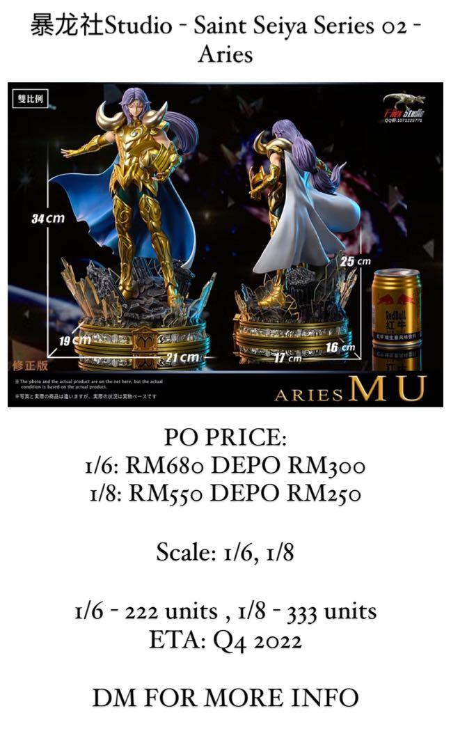 暴龙社Studio - Saint Seiya Series 02 - Aries, Hobbies & Toys, Toys & Games ...