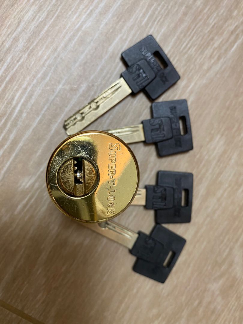 Super t lock 鎖膽 44mm, 傢俬＆家居, 保安及門鎖 , 門鎖、門、閘 - Carousell