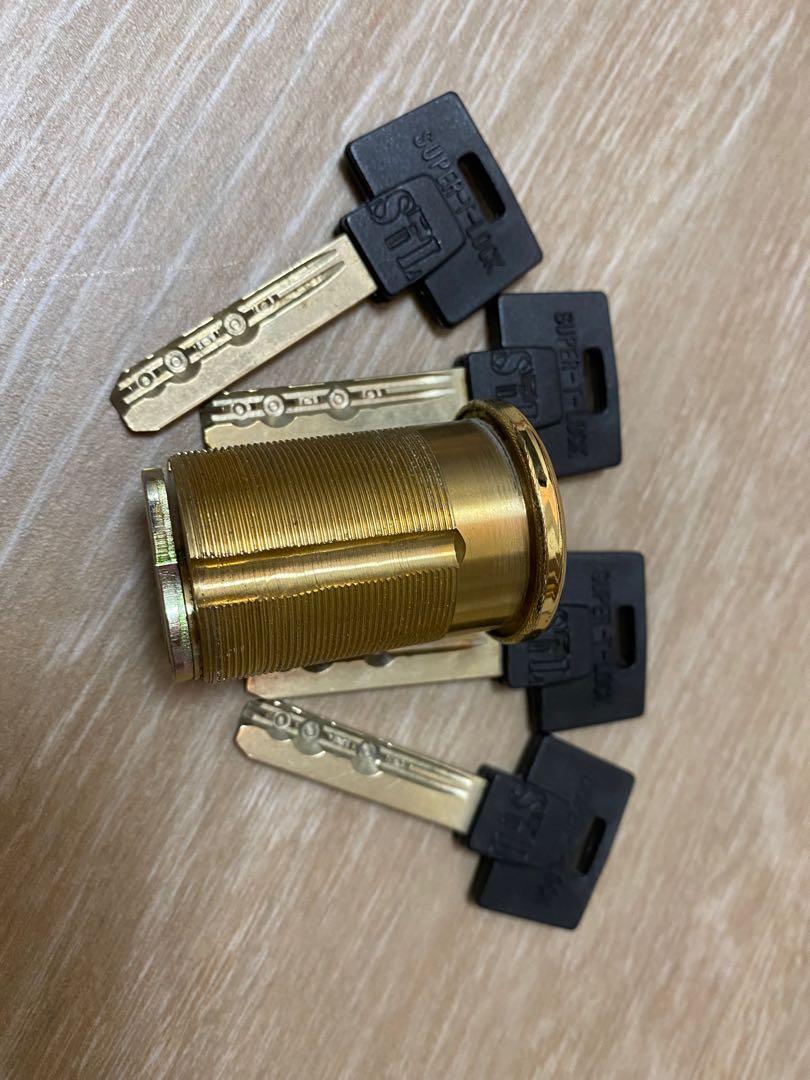 Super t lock 鎖膽 44mm, 傢俬＆家居, 保安及門鎖 , 門鎖、門、閘 - Carousell