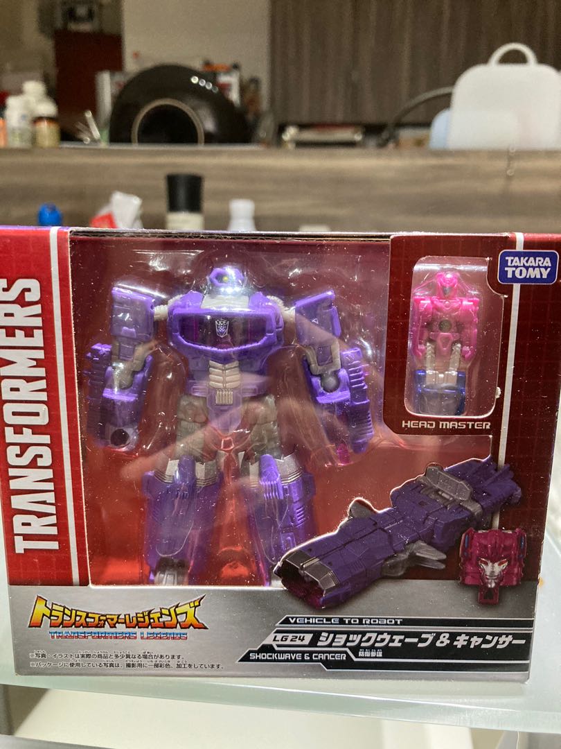 TAKARA TOMY TRANSFORMERS LEGENDS LG24 Shockwave & Cancer, Hobbies ...