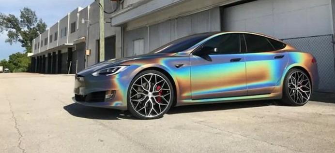 Tesla Full Wrap / Custom Decal Design, Car Accessories, Accessories on ...