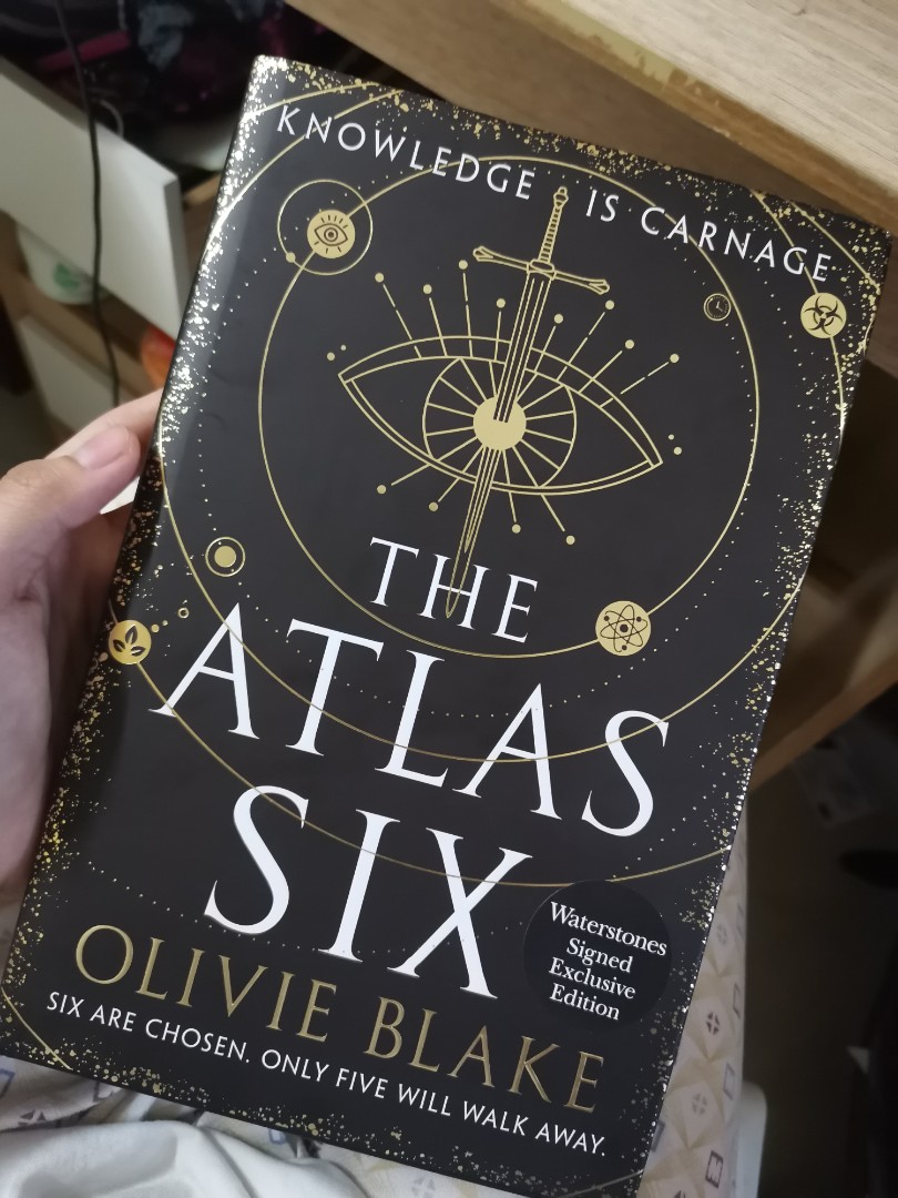 The Atlas Six Waterstones Signed Exclusive Edition, Hobbies & Toys ...