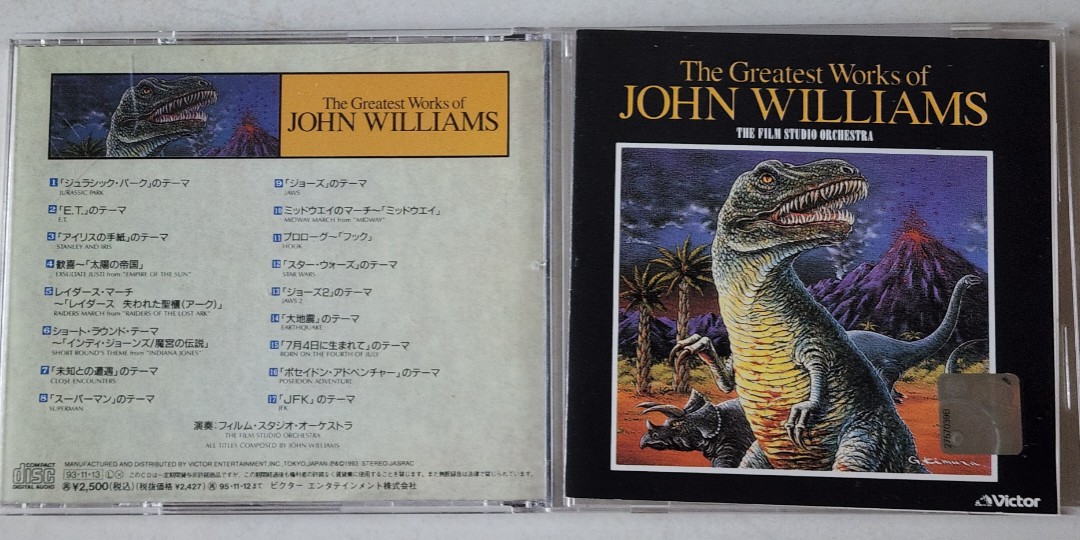 The Greatest Works Of John Williams ( JVC ) CD, Hobbies & Toys, Music ...