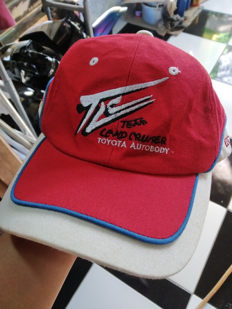 topi vintage team land cruiser toyota auto body, Fesyen Pria, Aksesoris ...