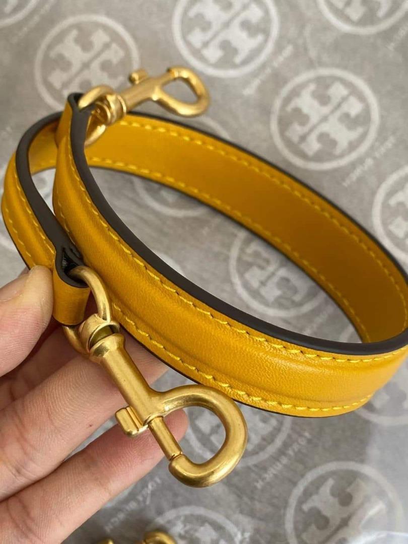 TORRY BURCH Mercer Logo Plaque Small Shoulder Bag - Yellow, Women's ...