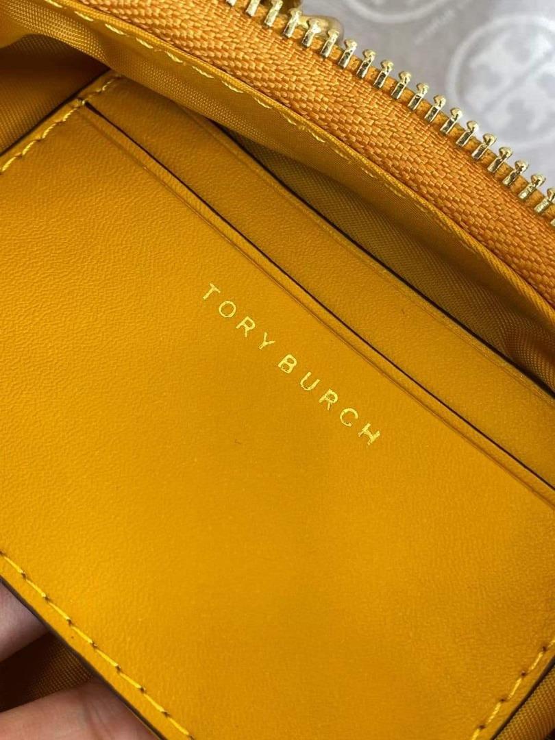 TORRY BURCH Mercer Logo Plaque Small Shoulder Bag - Yellow, Women's ...
