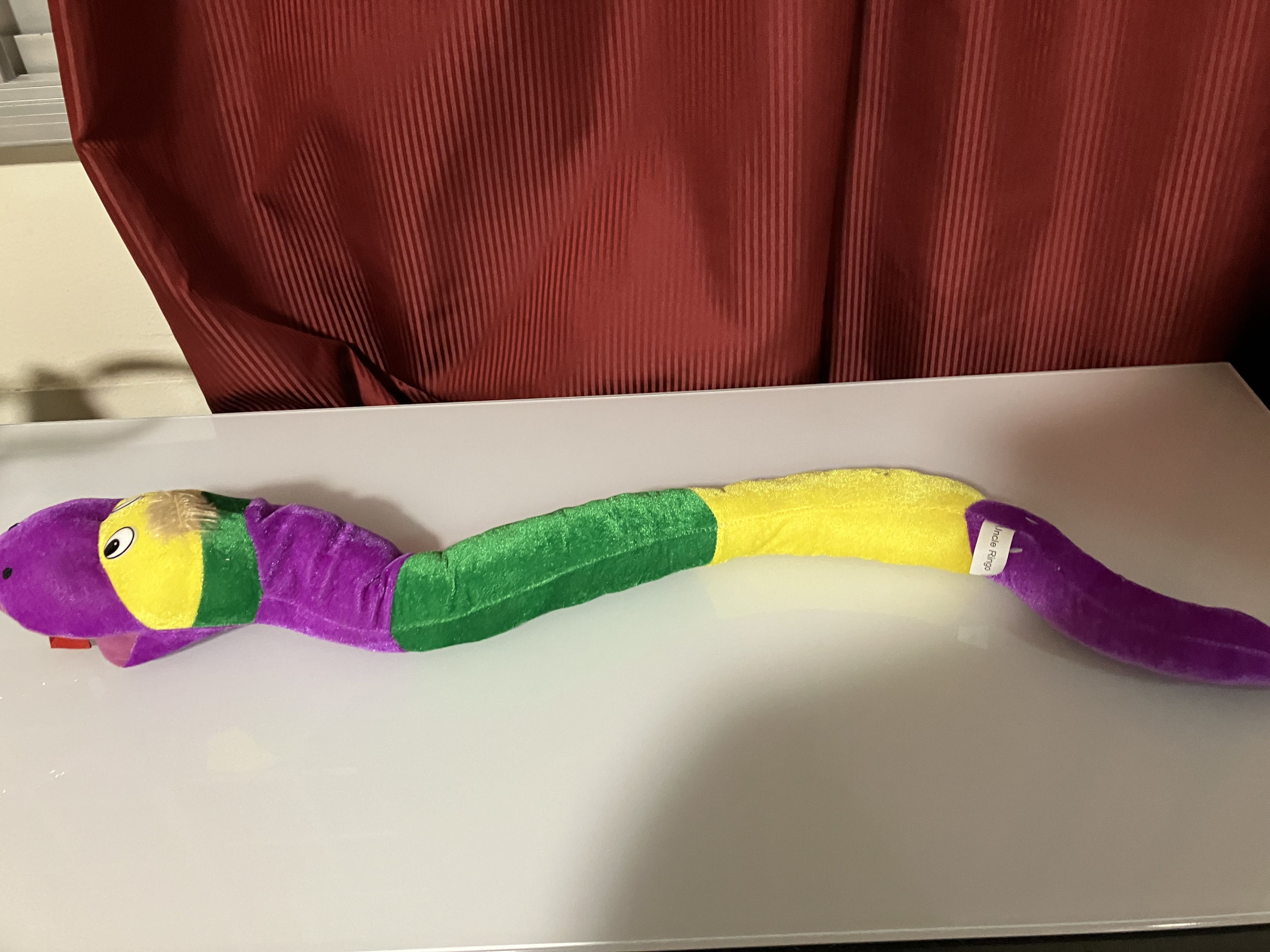 Uncle Ringo Snake soft toy, Hobbies & Toys, Toys & Games on Carousell