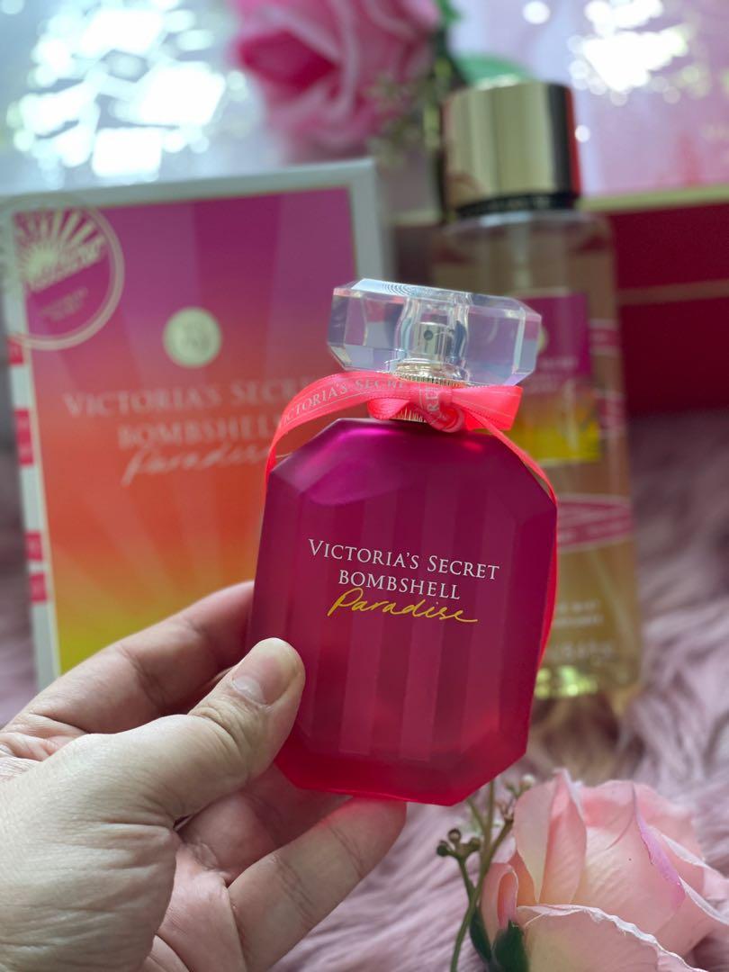 Victoria Secret Bombshell Paradise Combo Set, Beauty & Personal Care ...