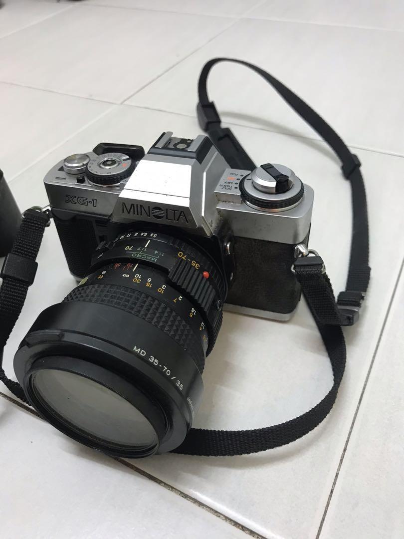 Vintage MINOLTA XG-1 camera 1978, Photography, Cameras on Carousell