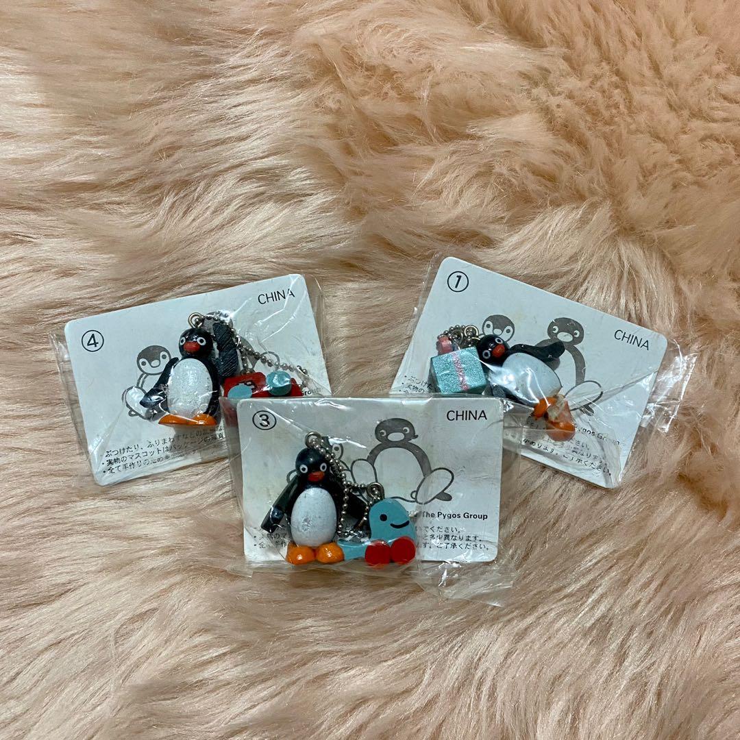 Vintage Pingu Wooden Keychain, Hobbies & Toys, Toys & Games on Carousell
