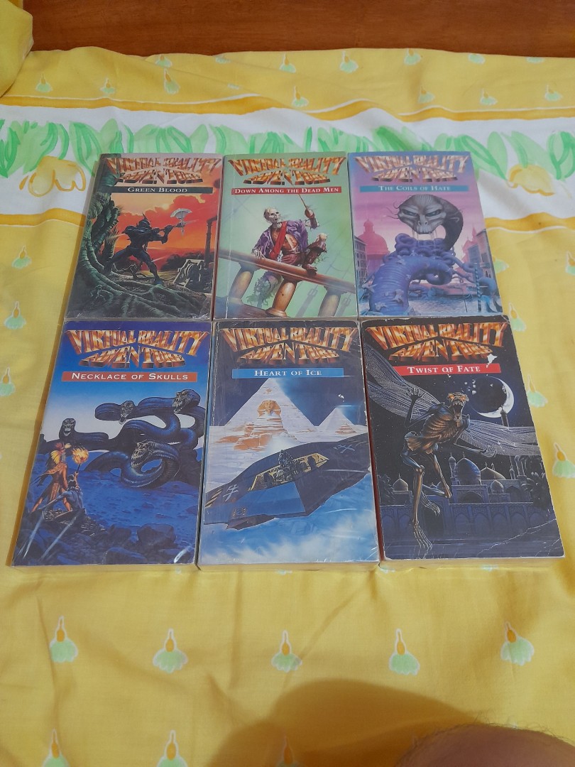 Virtual Reality Gamebooks by Dave Morris (Complete set), Hobbies & Toys ...