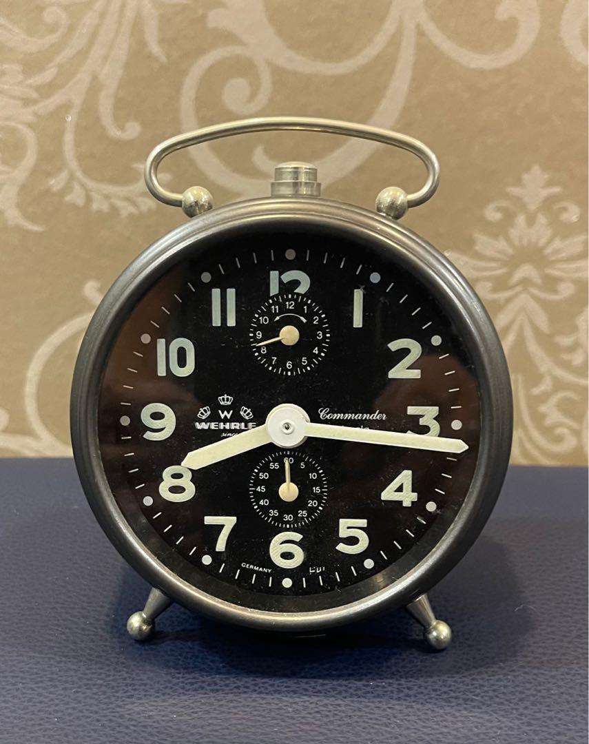 Wehrle Alarm Clock, Furniture & Home Living, Home Decor, Clocks on ...