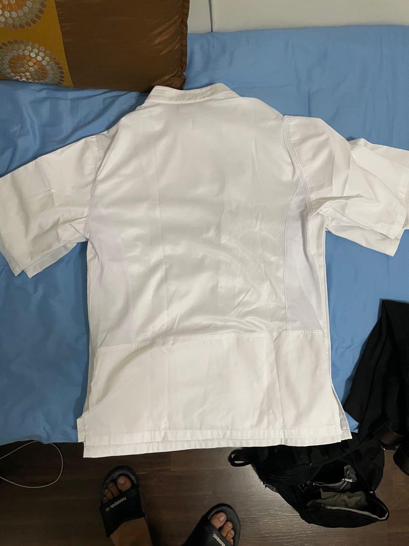 White Chef Uniform. Clement Chef Jacket, Men's Fashion, Coats, Jackets ...