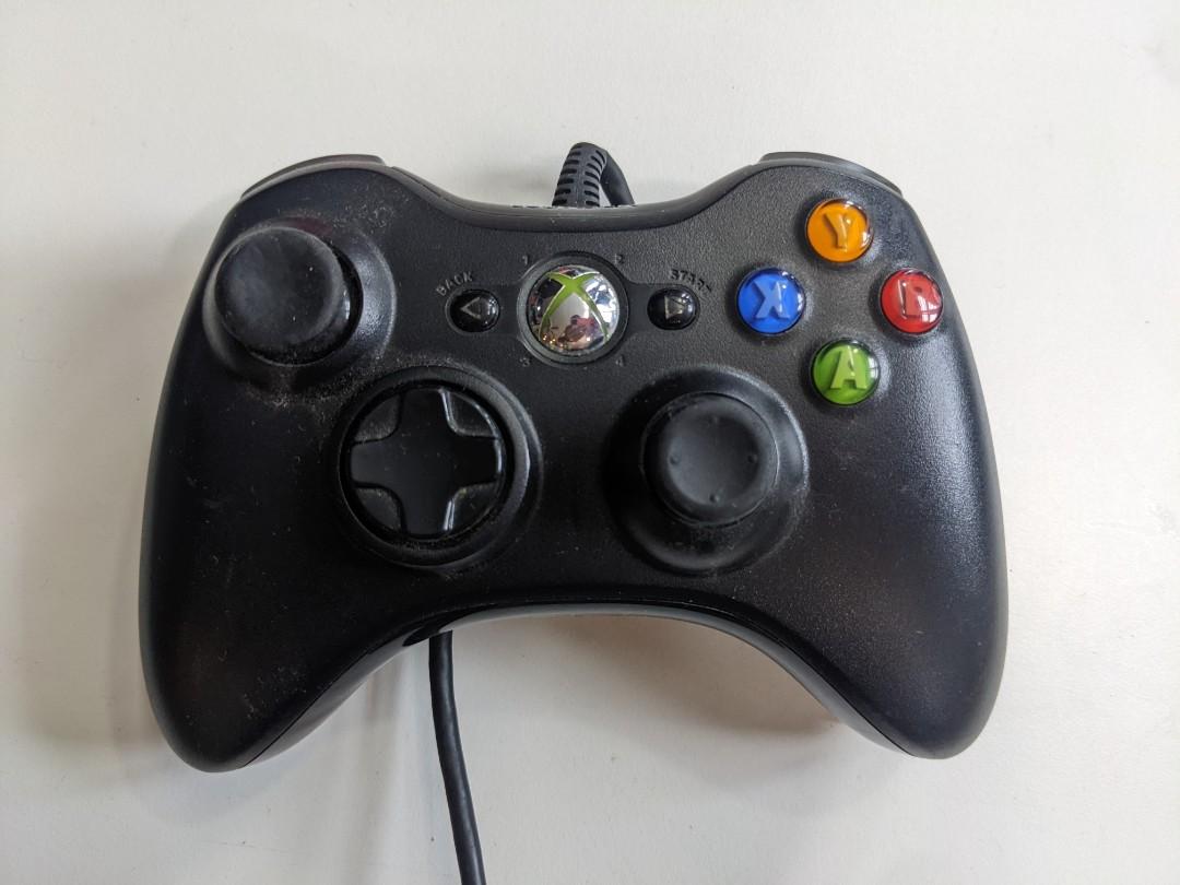 Xbox360 wired controller, Video Gaming, Gaming Accessories, Controllers on Carousell