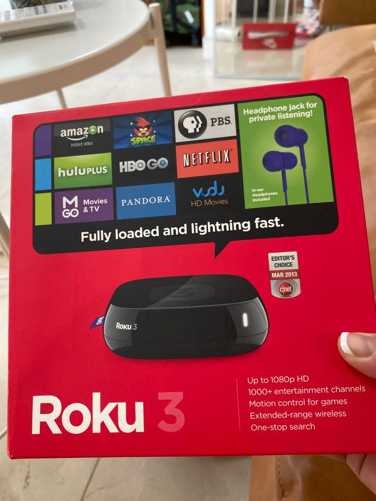 2013 roku box with power cable and remote all in tact., TV & Home ...