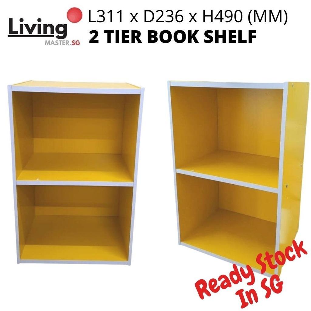 2 Tier Wooden Multipurpose Rack, Book Rack, Small Rack, Furniture ...