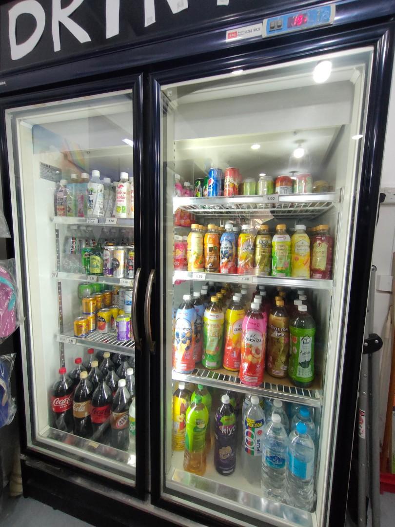 2-Door Drinks Chiller Fridge, TV & Home Appliances, Kitchen Appliances ...