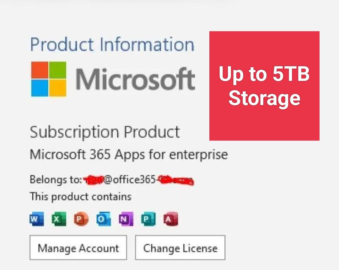 Microsoft Office 365 Personal for Mac Windows Ipad/Microsoft 365 ...