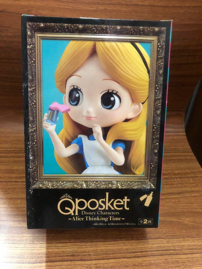 日版 標準盒 Qposket Disney Characters Alice Thinking Time A色, 興趣及遊戲, 玩具 & 遊戲 ...