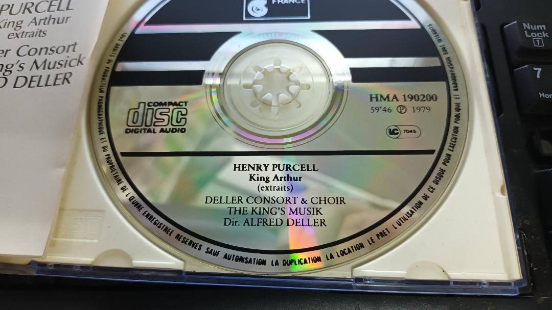 古典名盤 試音天碟 SONOPRESS 西德版 purcell KING ARTHUR / DELLER CONSORT CD, 興趣及遊戲 ...