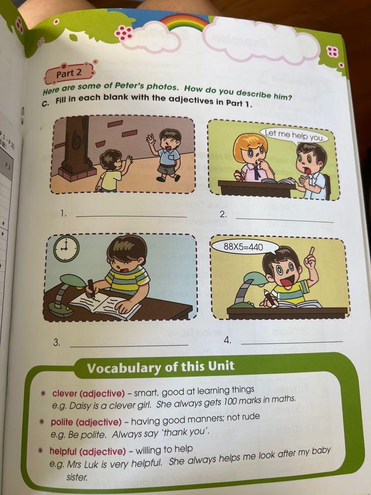 眾課堂英文閱讀理解 TSA reading comprehension P3, 興趣及遊戲, 書本 & 文具, 書本及雜誌 - 補充練習 ...