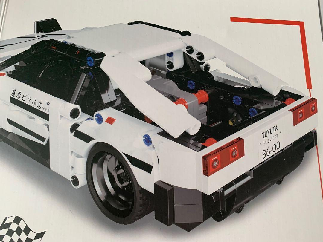 Initial D AE86 Lego building block pullback car, Hobbies & Toys, Toys ...