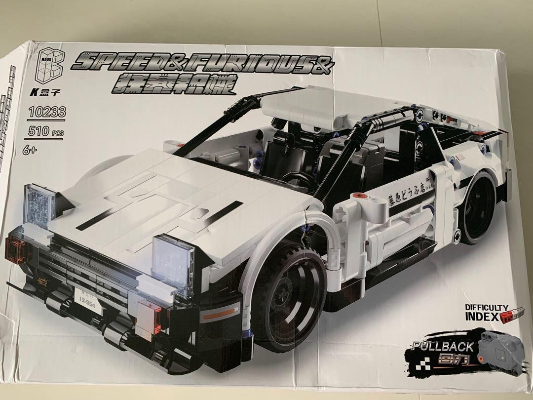 Initial D AE86 Lego building block pullback car, Hobbies & Toys, Toys ...