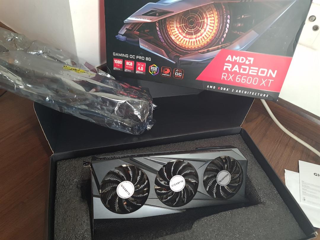 AMD Radeon 6600 XT Pro Gaming OC 6600XT, Computers & Tech, Parts ...