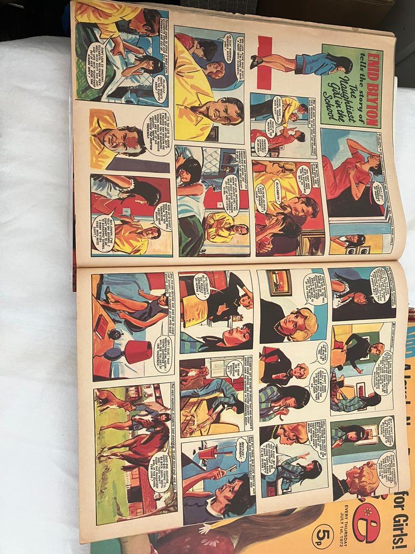 Antique Girl Comic series- Pixie 1972, Hobbies & Toys, Books ...